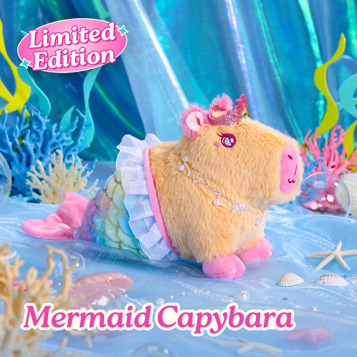 Mermaid Capybara Plushie 🧜‍♀️ – Capy-Era