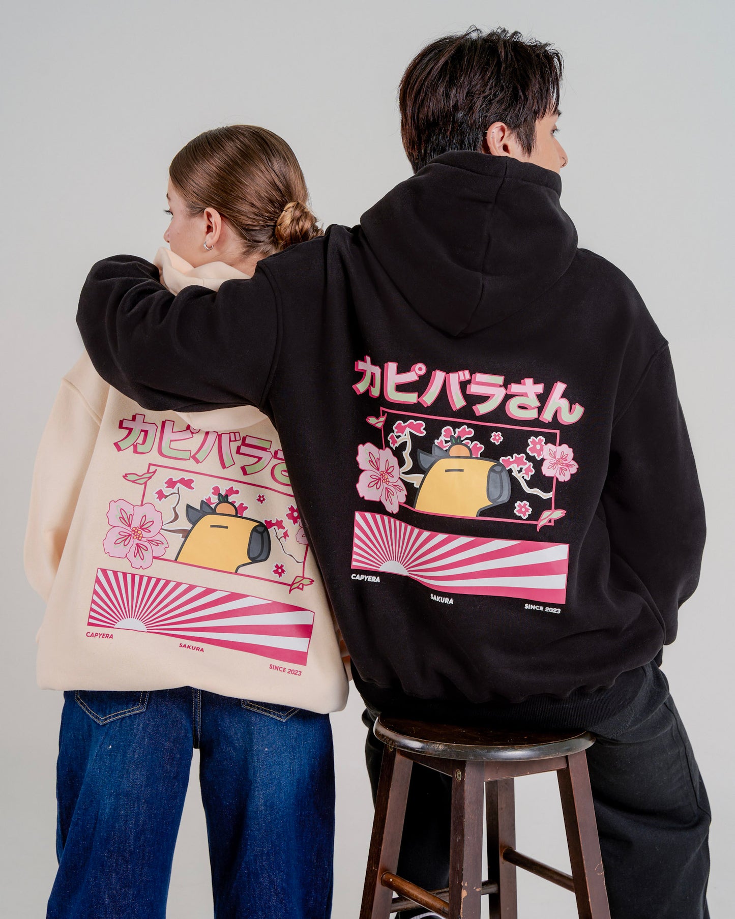 Anime Capybara Hoodie - Off White – Capy-Era