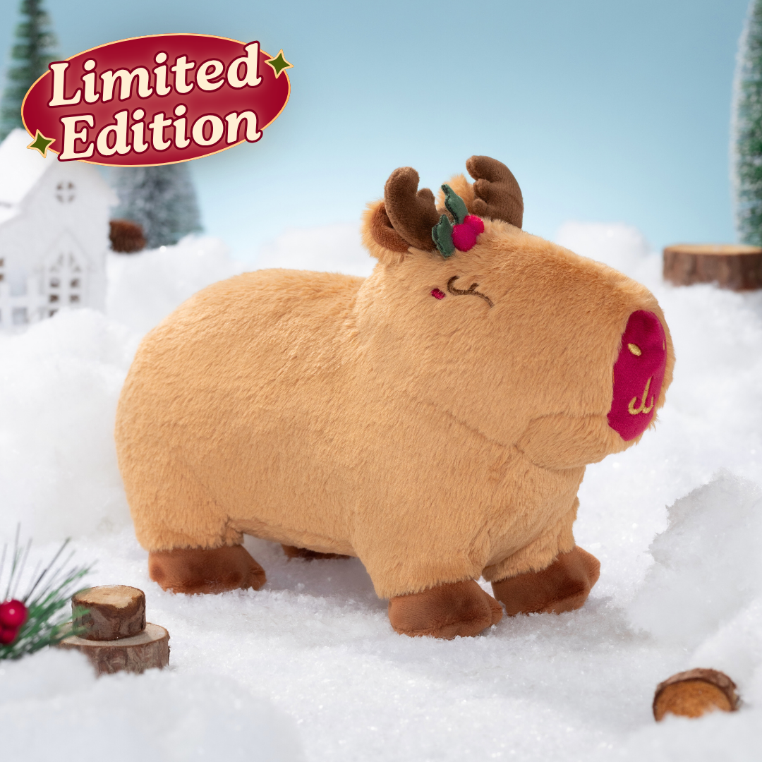 [VIP Offer] Reindeer Capybara Plushie – Capy-Era